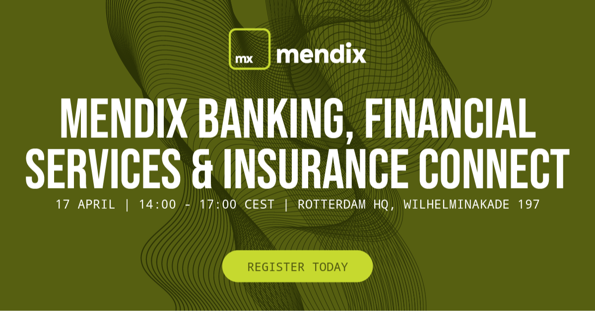 Mendix Banking, Financial Services & Insurance Connect | Mendix