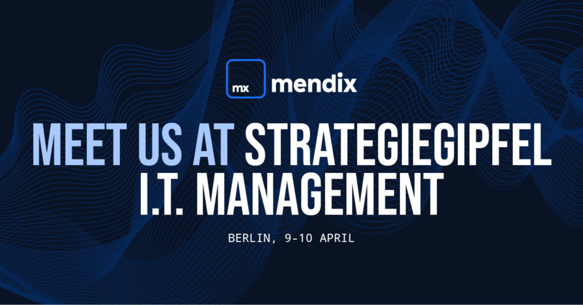 Strategiegipfel IT Management | Mendix